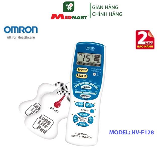 Máy Massage Xung Điện Trị Liệu Omron HV-F128, Chính Hãng Nhật Bản, Bảo Hành 24 Tháng - Medmart ...