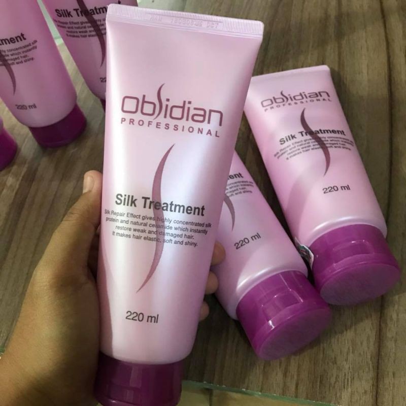 Hấp lạnh siêu mượt obsidian silk treatment 220ml | Shopee Việt Nam