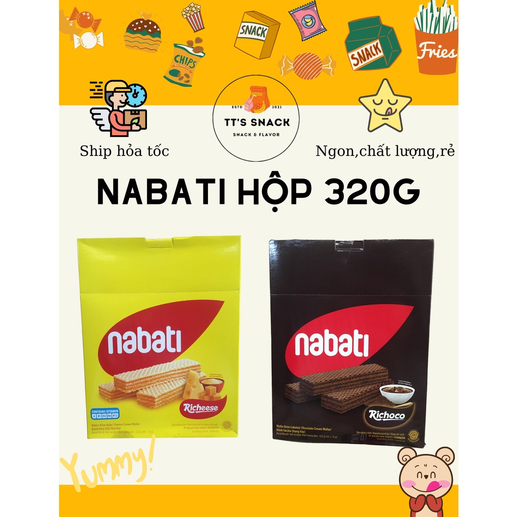 320G - NABATI Hộp 20 Cây Giá Rẻ, Ngon, Bao Date Mới | Shopee Việt Nam