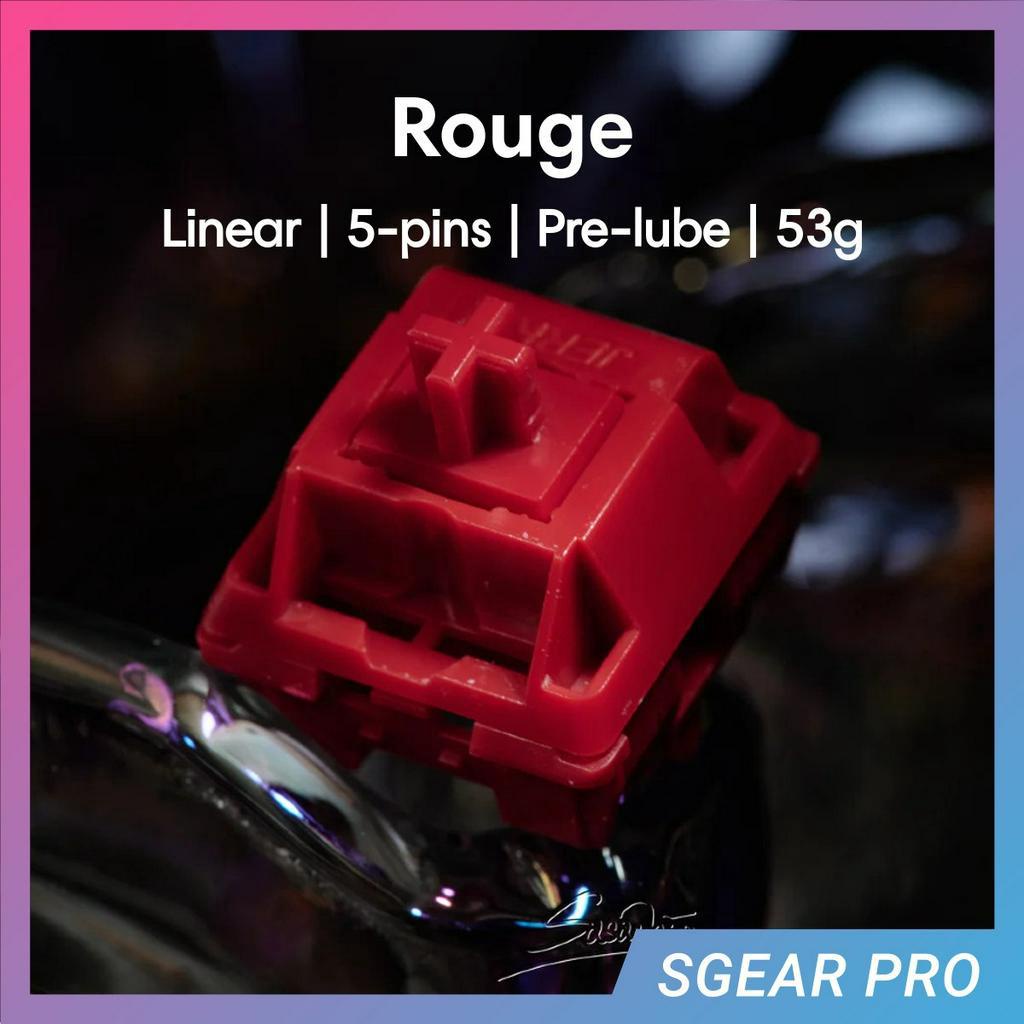 Switch Jerrzi Rouge Linear 45g - 1 Pack 10 Switches (ship túi zip ...