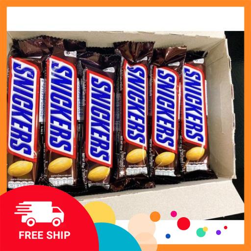 KẸO SOCOLA NHÂN ĐẬU PHỘNG SNICKER 51G | Shopee Việt Nam