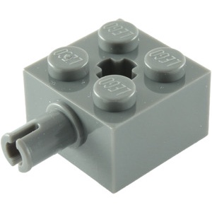 Gạch lẻ LEGO chính hãng Brick 2 x 2 with Pin and Axlehole (6232 / 42929 ...