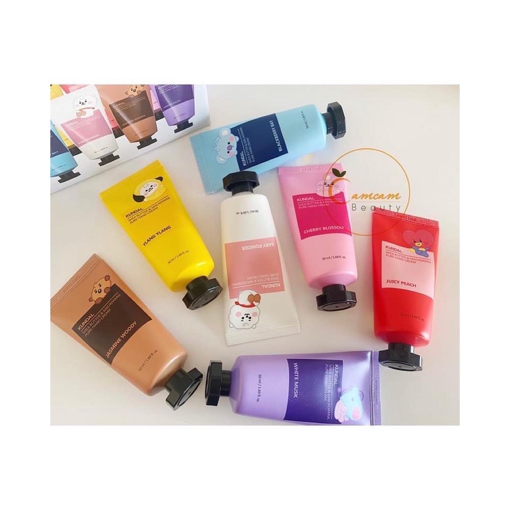 Kem Dưỡng Tay Bt21 Shea Butter & Macadamia Pure Hand Cream (50ml ...