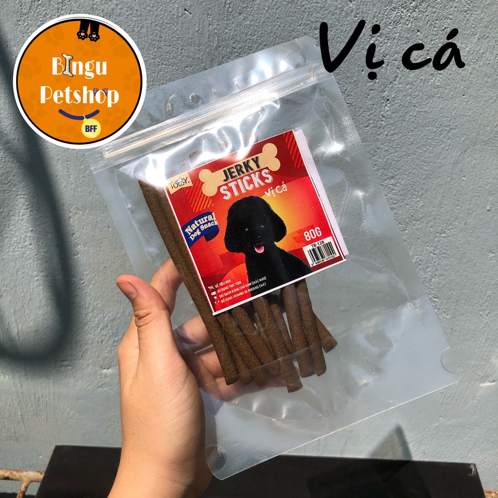 Snack cho chó Toby Thanh que dẻo dạng que cho chó 5 vị túi 80gr ...