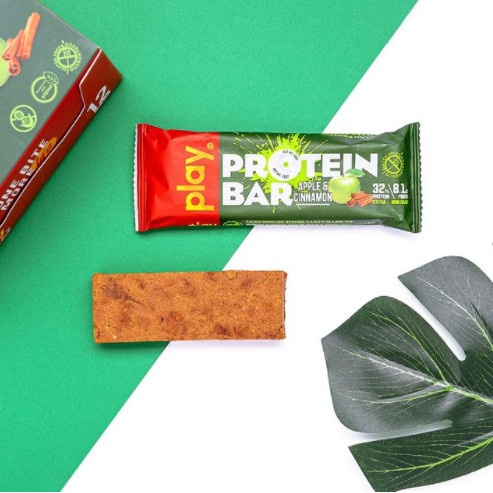 Thanh năng lượng Play Protein Bar 45gram - Vị táo quế | Shopee Việt Nam