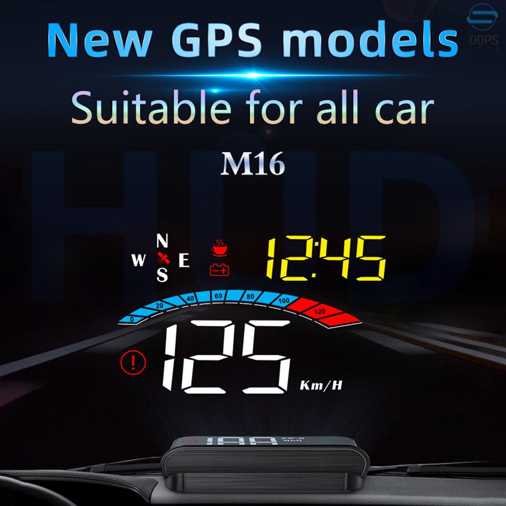 Đồng hồ cảnh báo tốc độ kỹ thuật số có màn hình hiển thị HUD GPS cho xe ô tô | Shopee Việt Nam