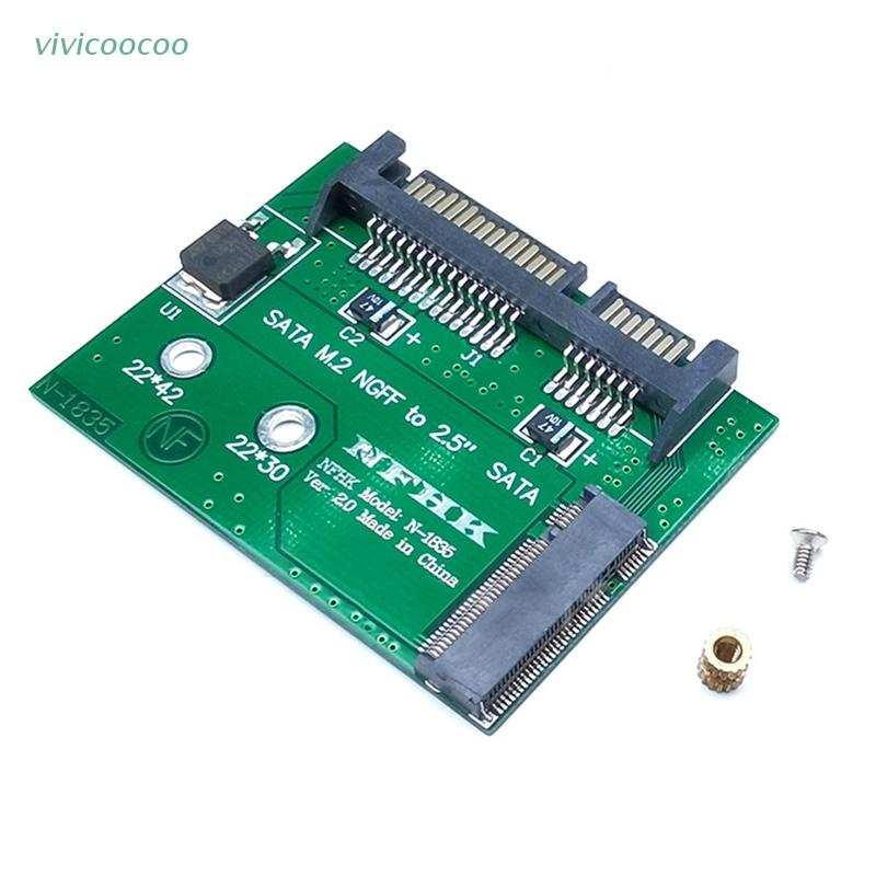 Card Chuyển Đổi NGFF M2 SSD Sang Half High 2.5 inch Sata M.2 NGFF SSD ...