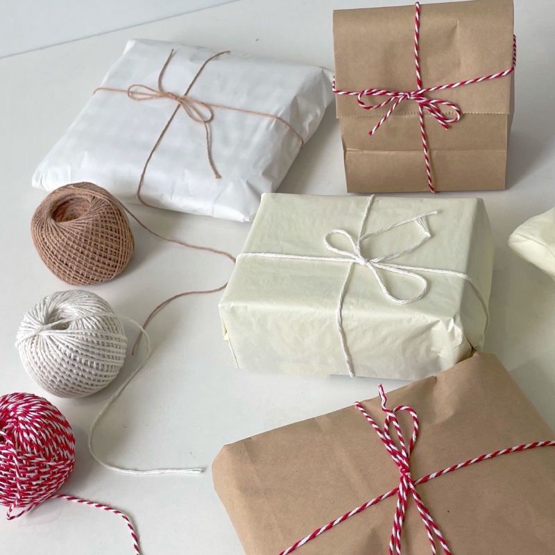 Ohaya ins Quà Tặng Gói Dây Gai Dầu Retro Cotton Sợi Gai Dây Handmade Trang Trí Dây Gai Dầu Sinh ...