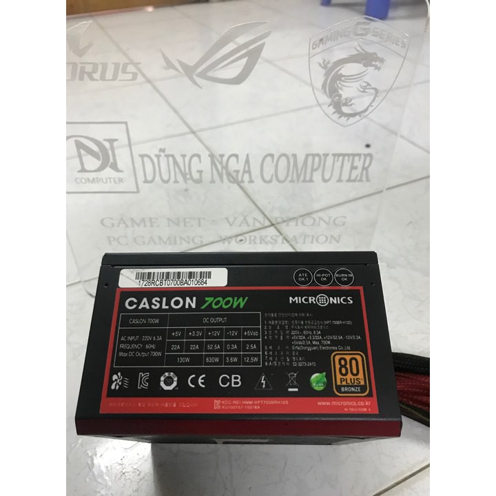 PSU 700w Caslon 80plus bronze (Micron) | Shopee Việt Nam