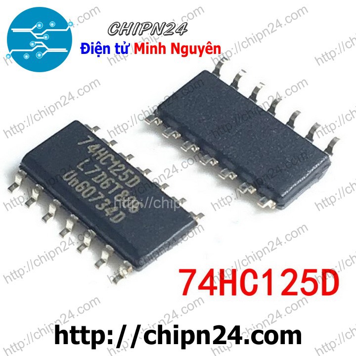 [1 CON] (SOP) IC Dán 74HC125 SOP-14 (SMD) (74HC125D 74125) | Shopee Việt Nam