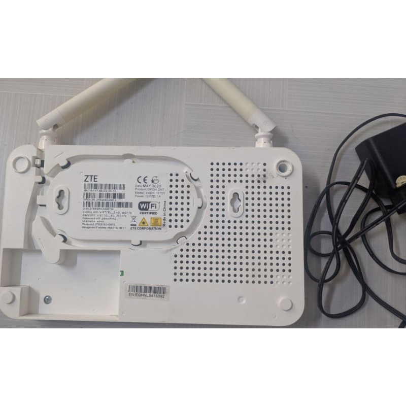 modem 2 băng tăng Viettel F670Y, 4 cổng lan đã qua sử dụng | Shopee ...
