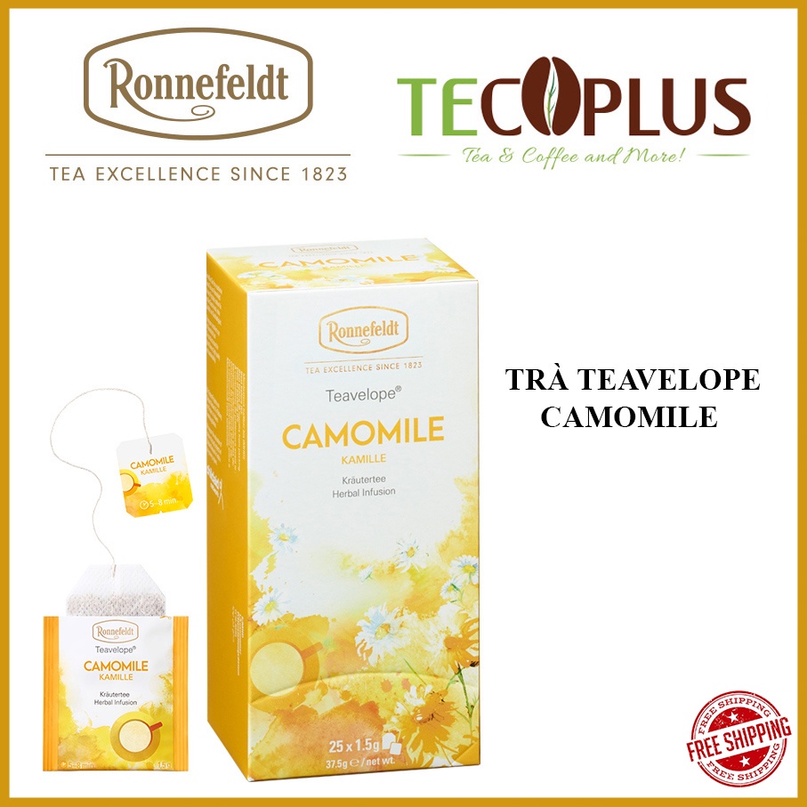 [HÀNG CHÍNH HÃNG] Trà Ronnefeldt tea - Teavelope Camomile 1 hộp / 25 ...