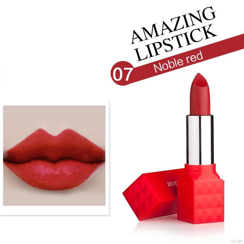Lipstick Box Shape Red Matte Color, Long Lasting & Waterproof | Shopee ...