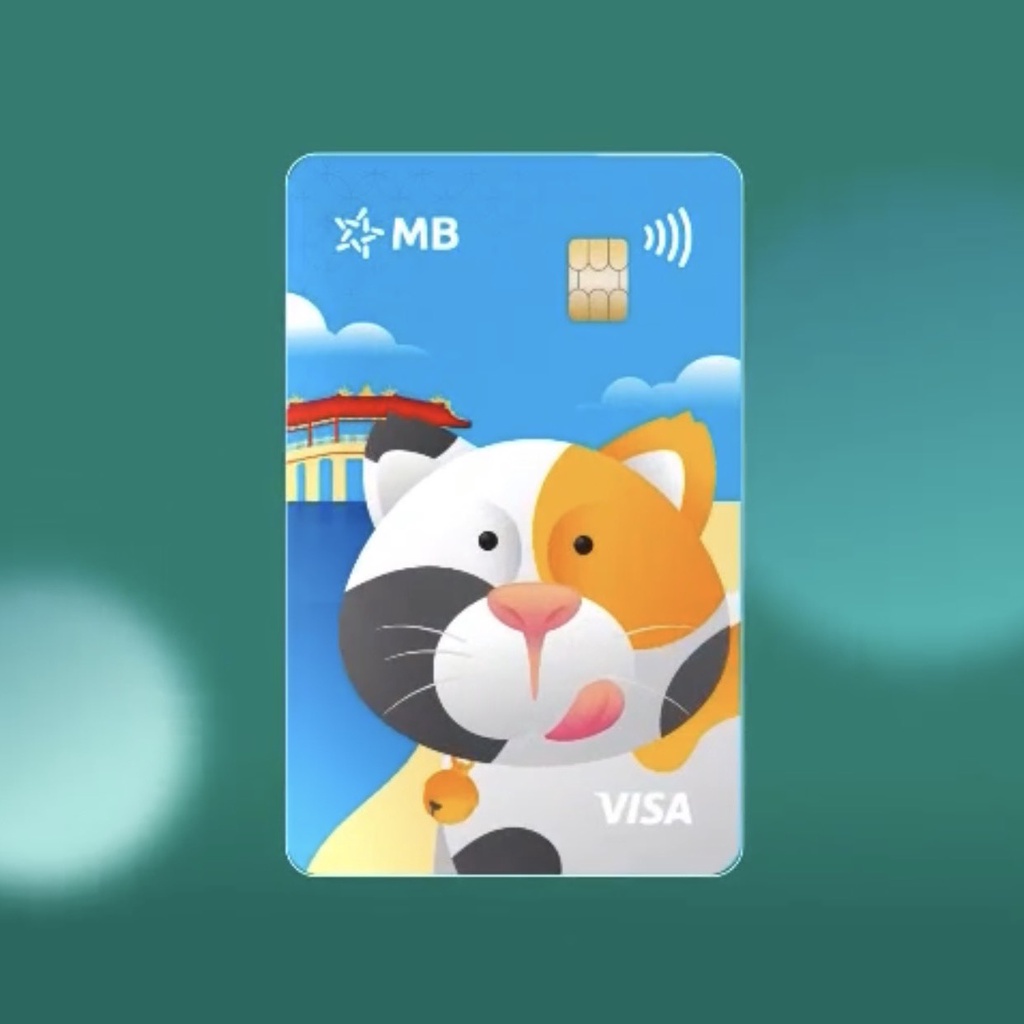 Thẻ hình 12 Con Giáp, thẻ MBBank - Phiên bản limited, Thẻ ATM VISA MB ...