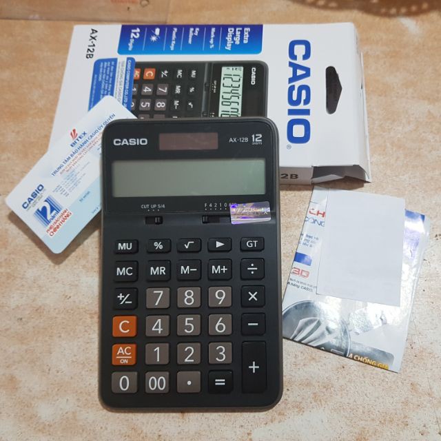 Máy Tính Casio AX 12B | Shopee Việt Nam