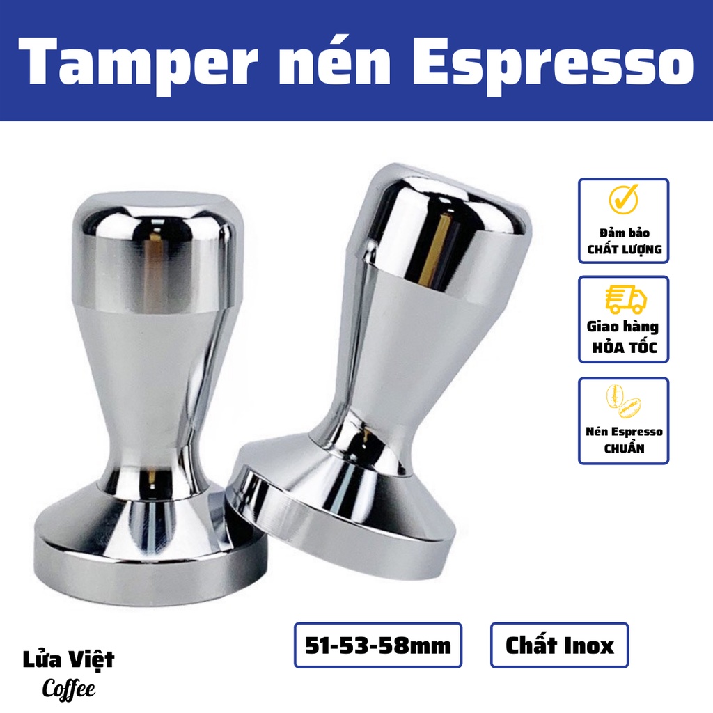 Tamper Dụng Cụ nén cà phê Espresso OCD cao cấp Inox 304 đường kính 58mm ...