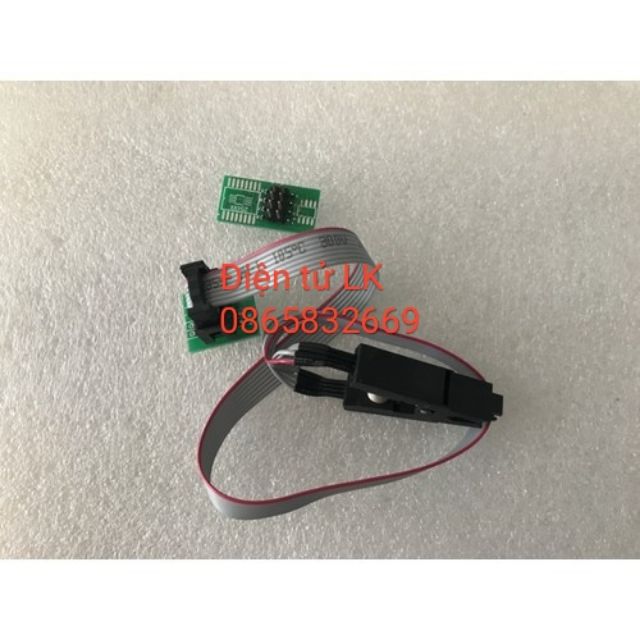 Kẹp IC dán SOP8 to DIP8 (có mạch nạp và dây đi kèm) | Shopee Việt Nam