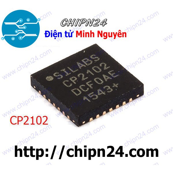 [1 CON] (SOP) IC Dán CP2102 QFN-28 (SMD) (USB Silab 2102) | Shopee Việt Nam