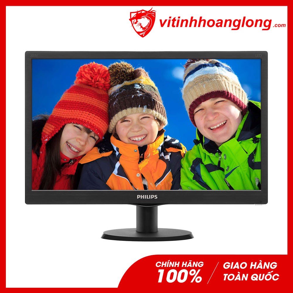 Màn hình máy tính Philips 20 Inch HD 203V5LHSB2/74 60Hz 5ms văn phòng ...