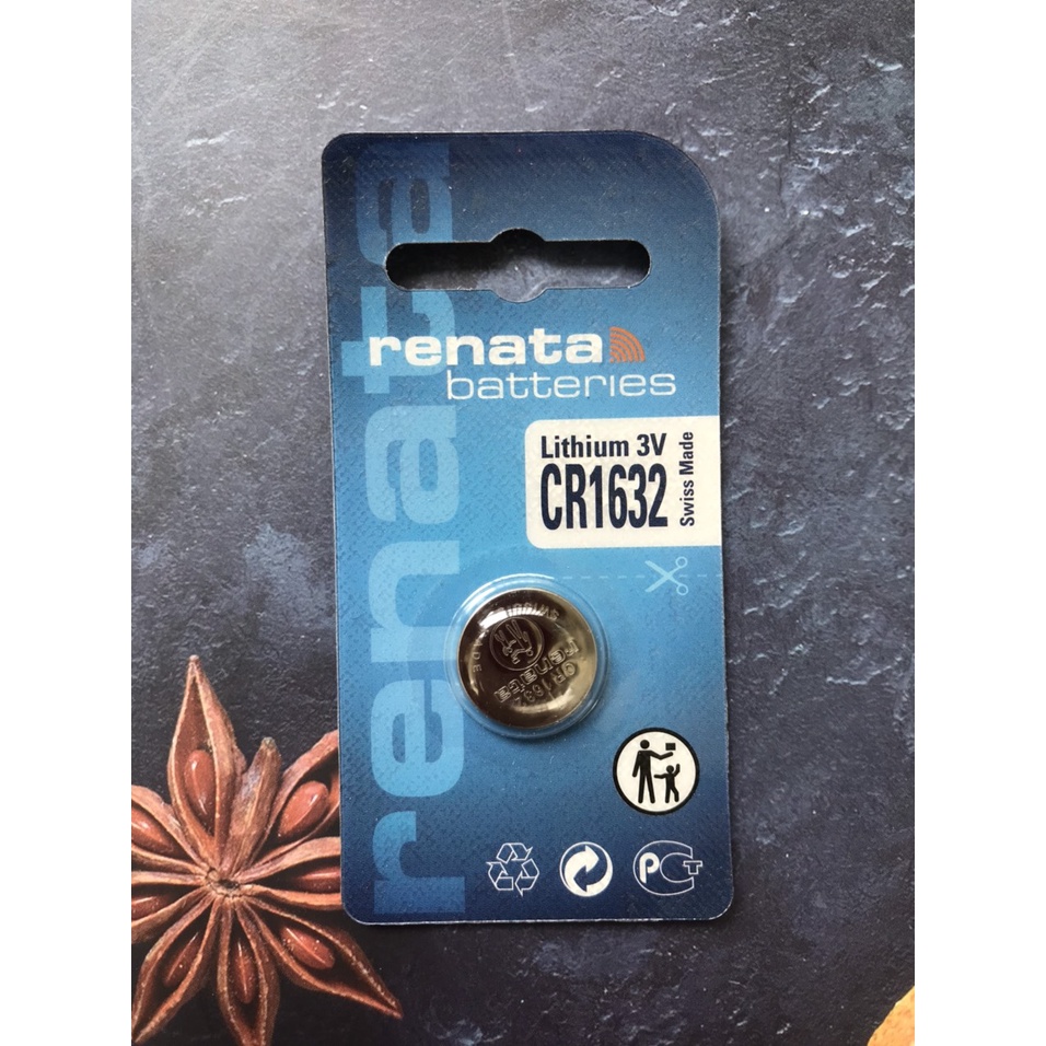 Pin 1632 CR1632 Renata 3V chính hãng Renata - Vỉ 1 viên - pin điểu ...