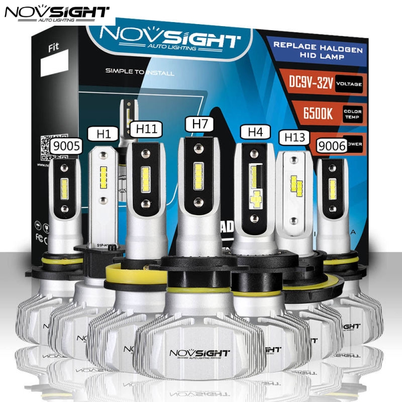 Đèn Pha LED NovSight H4 H7 H11 H3 50W 6500K 10000LM Chất Lượng Cao Dành Cho Xe Hơi | Shopee Việt Nam