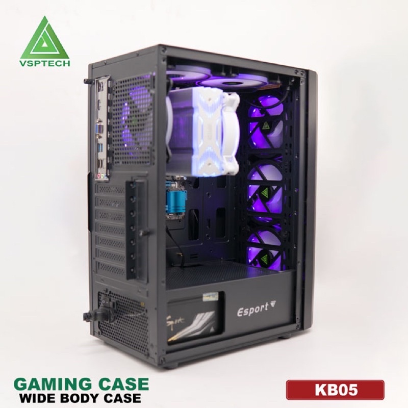 Vỏ Case Máy Tính VSP Esport Gaming KB05 - ( No FAN ) | Shopee Việt Nam