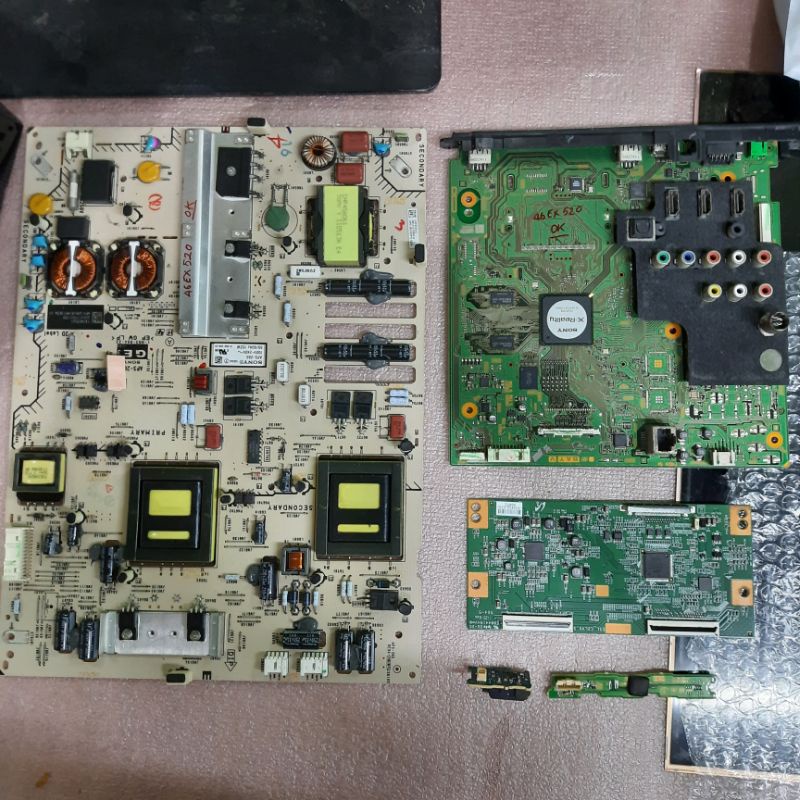 bo mạch tivi Sony 46EX520,bo xử lý,khiển,nguồn,main chính,chủ,tcon,mắt ...