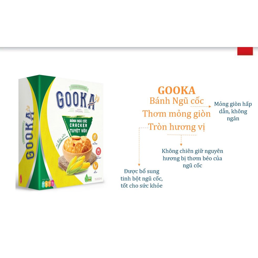Bánh Gooka Cracker Ngũ Cốc Khoai Tây Bibica 160g | Shopee Việt Nam