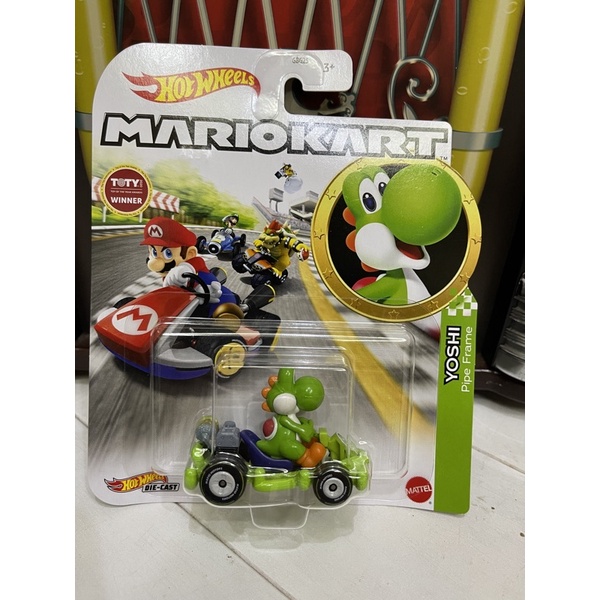 Xe mô hình đồ chơi Hotwheels 1:64 - MARIO KART - Yoshi (Pipe Frame ...
