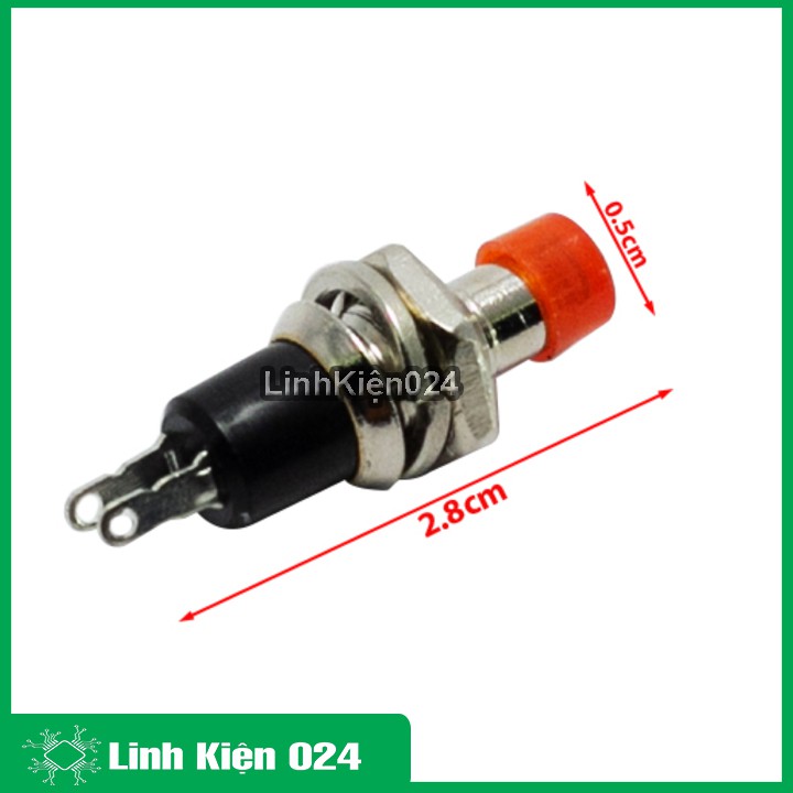 Combo 5 Nút nhấn reset, nút đề sắt nhỏ 6mm 2 chân cao cấp | Shopee Việt Nam