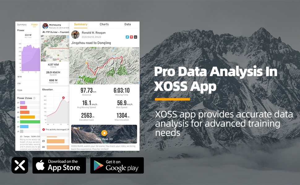 Xoss Xingchen NAV Đầu đọc mã GPS không dây Máy theo dõi nhịp tim cho xe ...