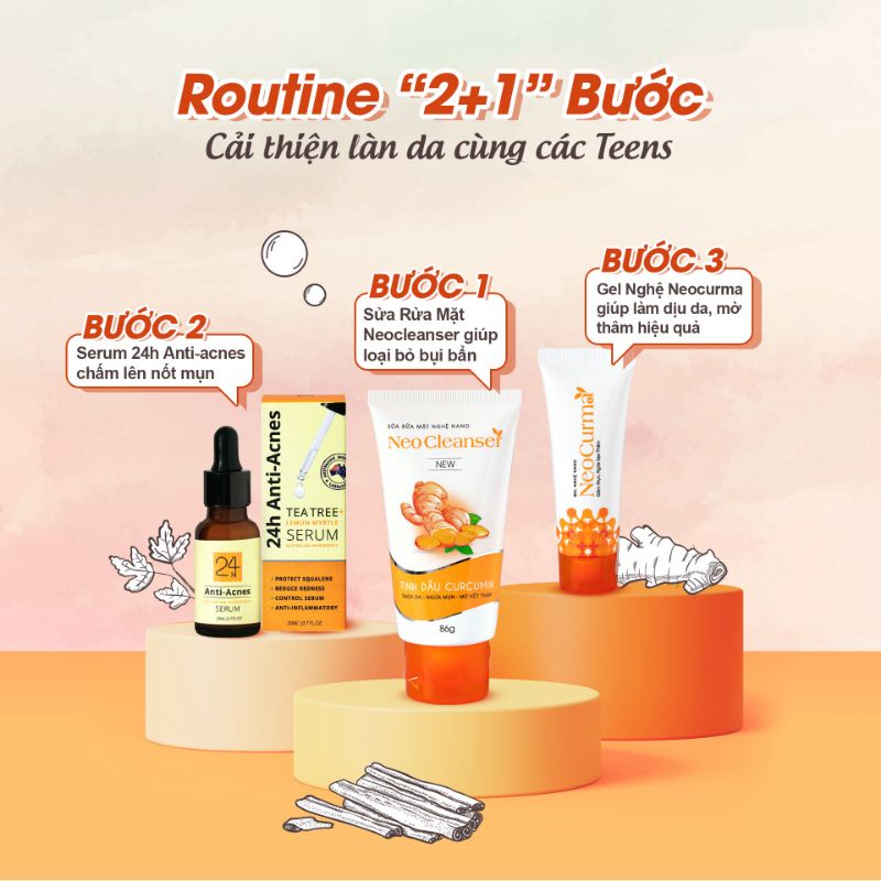 Bộ Ba Sản Phẩm Dành Cho Da Mụn - Neo Curma | Shopee Việt Nam
