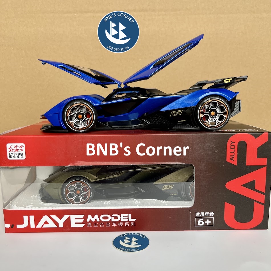 [BNB's Corner] Mô hình xe 1:22 Lambor V12 Vision GT hãng JIAYE (Double ...