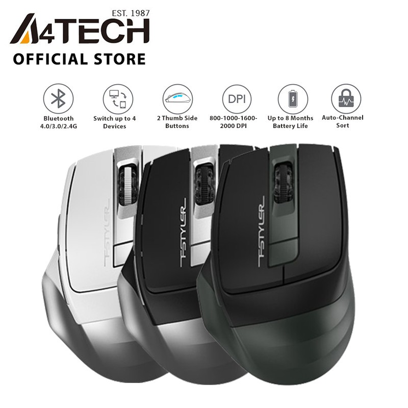 Chuột Không Dây Bluetooth A4Tech FStyler FB35 2.4GHz 2000 DPI - Phiên ...