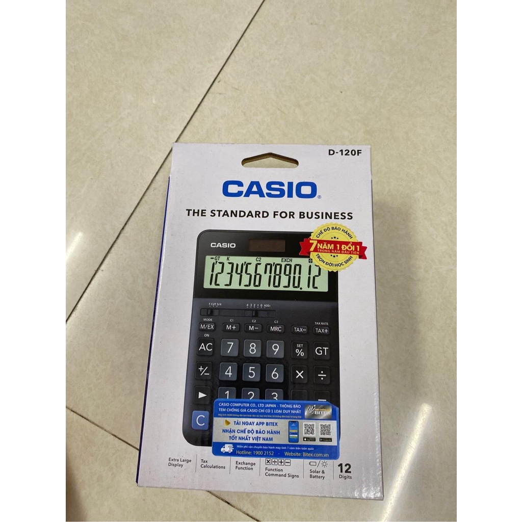 Máy tính Casio D-120F | Shopee Việt Nam
