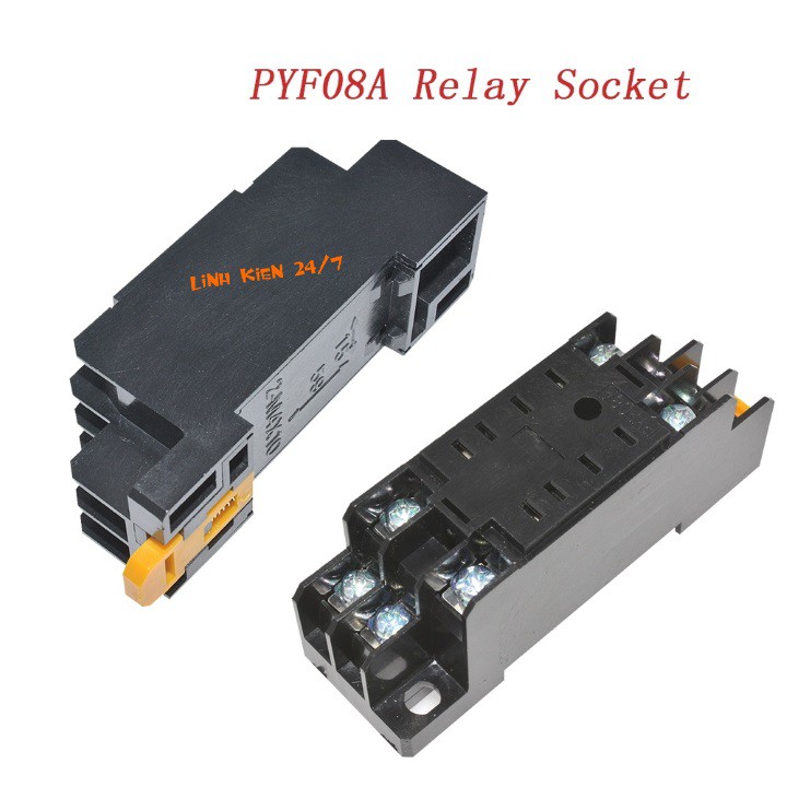 Chân Đế Relay Trung Gian 8 Chân Vặn Ốc PYF08A Loại Chân Hẹp Ngang ...