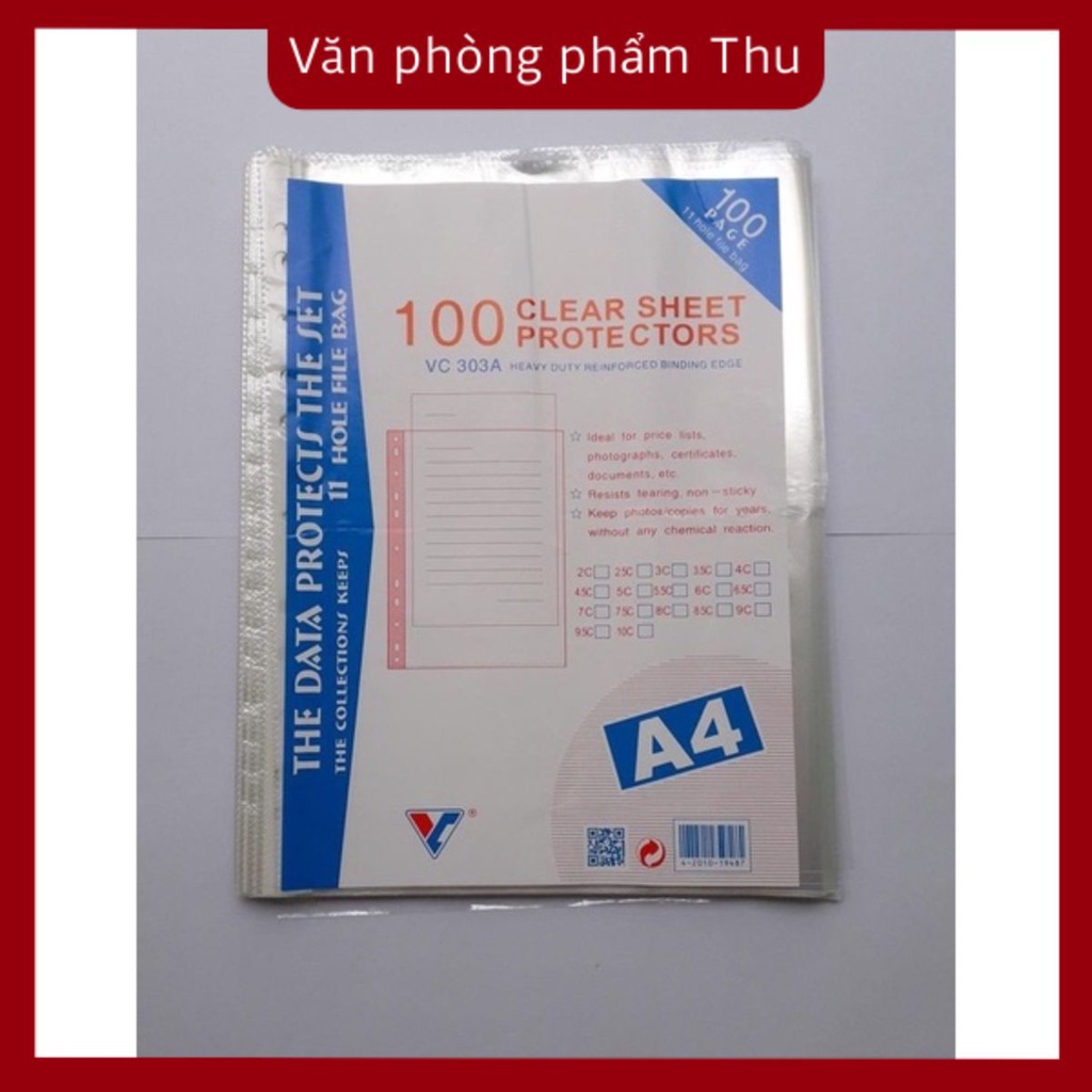 Bìa Lỗ A4, Bìa Đục Lỗ, Bìa Lá Lỗ 400G | Shopee Việt Nam