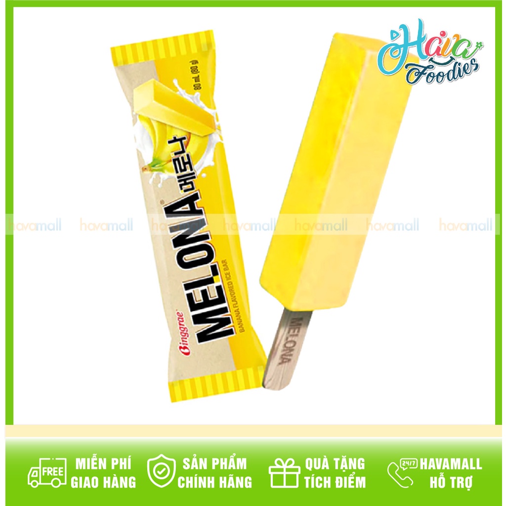 [CHỈ GIAO NHANH HCM] Kem Chuối Melona Binggrae 80gr | Shopee Việt Nam
