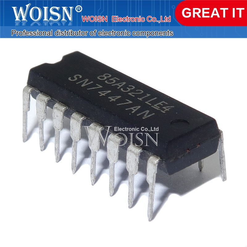Bộ 10 Linh Kiện Điện Tử SN7447AN SN7447 DIP-16 | Shopee Việt Nam
