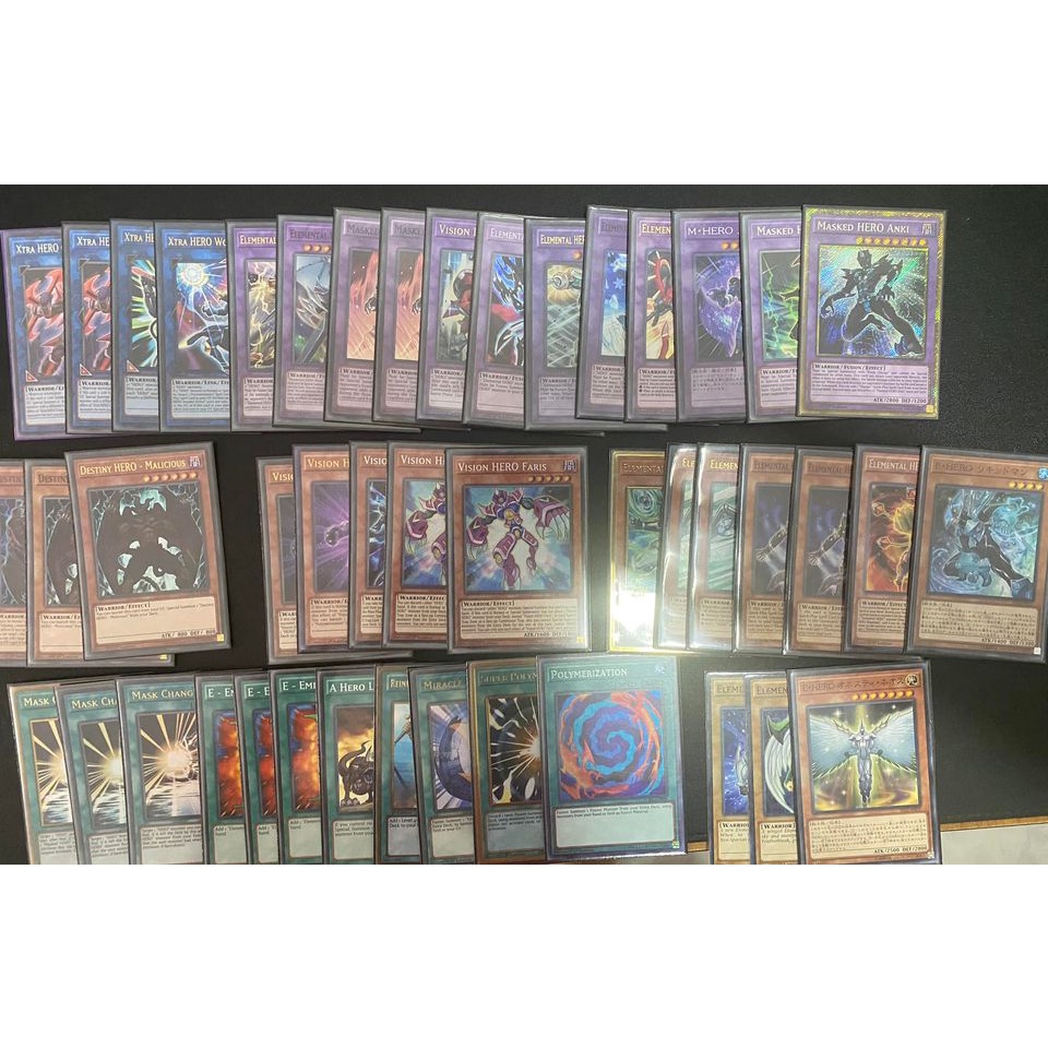 [Thẻ Yugioh] Set core deck HERO TCG | Shopee Việt Nam