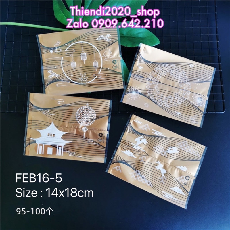 FEB16-100 Túi nylon đựng bánh trung thu (50_80_100_125_150_180_200_250-300gr) | Shopee Việt Nam