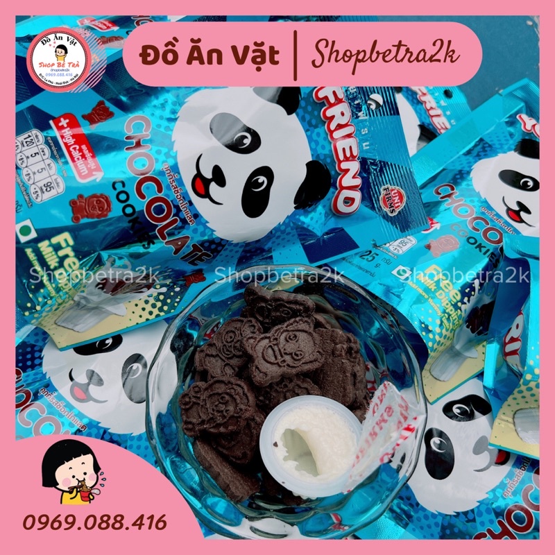 Bánh Gấu Thái Socola chấm kem | Shopee Việt Nam