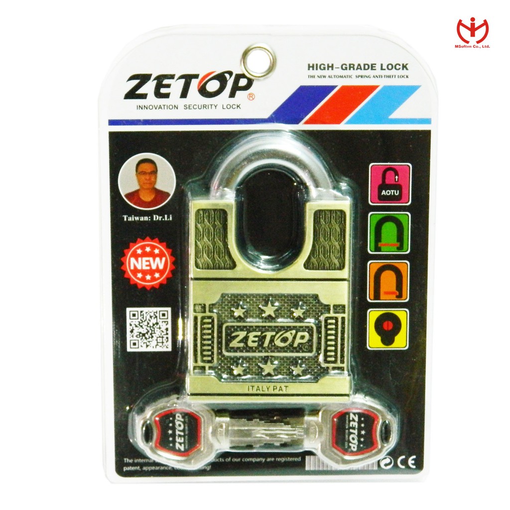 [Hỏa tốc HCM] Khóa ZETOP GA13-60H (Vuông có vai chống cắt ) | Shopee ...
