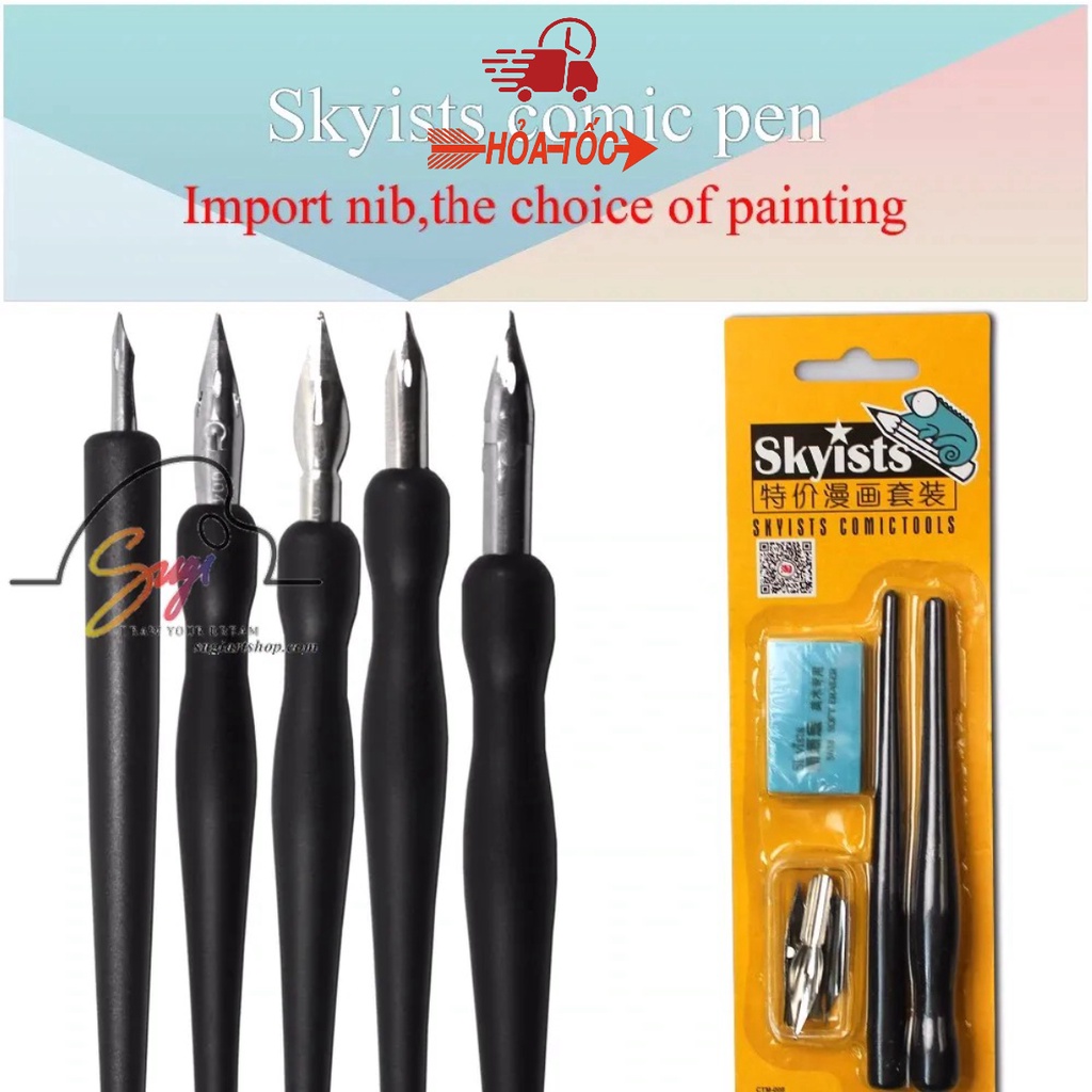 Bút Sắt hoặc Mực Vẽ Skyists [ Sugi art shop] | Shopee Việt Nam
