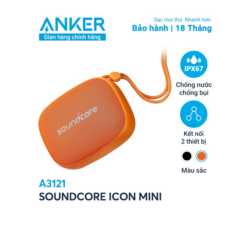 Loa bluetooth SoundCore Icon Mini 3W (by ANKER) - A3121 | Shopee Việt Nam