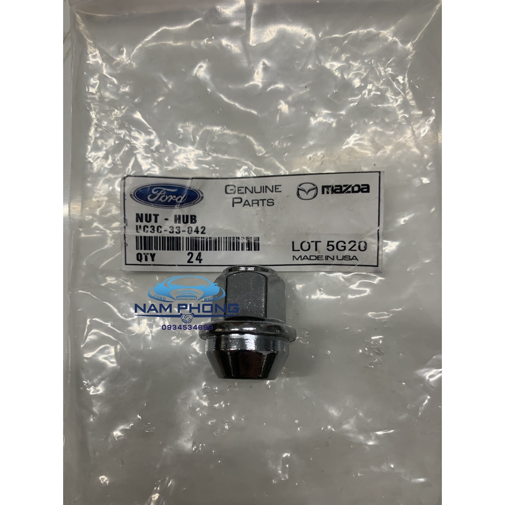 Ecu bắt la zăng - Ecu lốp - Ốc lốp Ford Mazda - CV6Z1012C / UC3C33042 ...