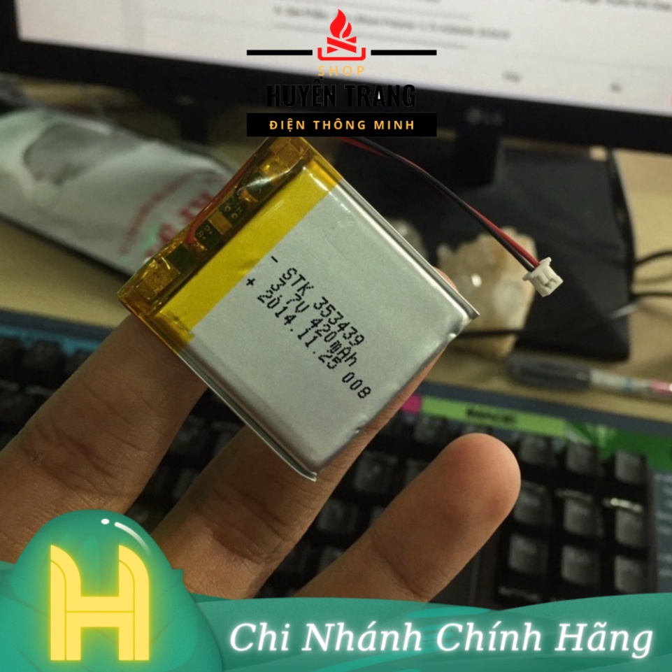 Pin 3.7V 420mAh 353439 39x34x3.5MM dùng cho các thiết bị cầm tay ...