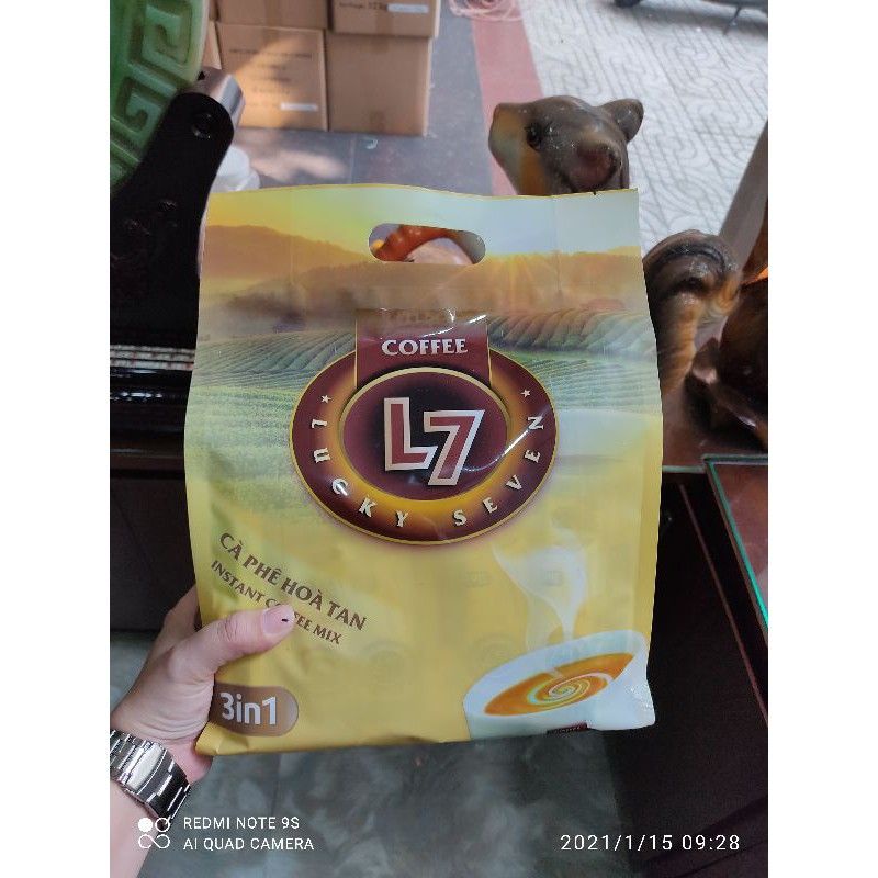 Cà Phê Hoà Tan L7 3in1 - Túi 50 Gói | Shopee Việt Nam