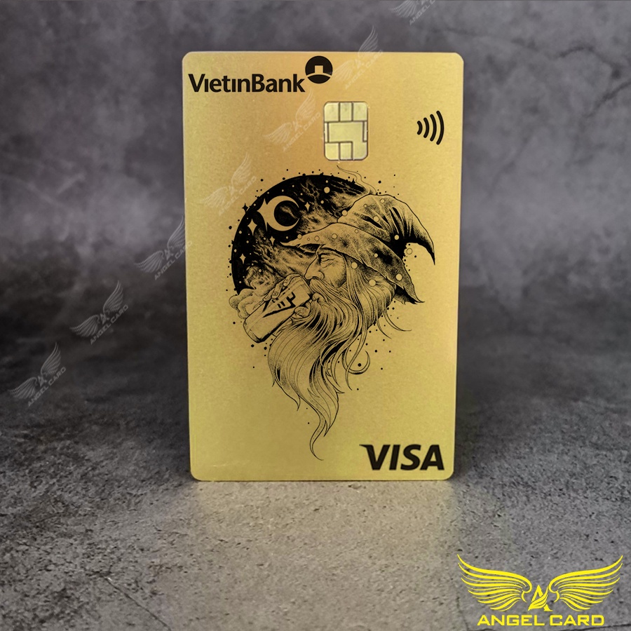 Thẻ ATM bằng kim loại, Custom thẻ ngân hàng kim loại ( NÂNG CẤP THẺ NHỰA CỦA BẠN SANG THẺ KIM ...