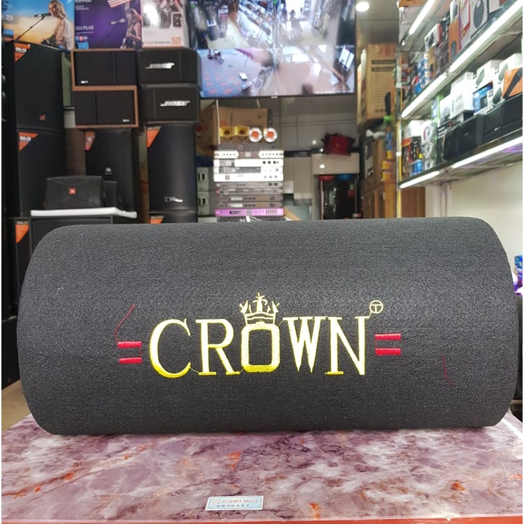Loa Crown size 8inch (Bass 20): Dáng ống tròn, công suất lớn, Nguồn ...